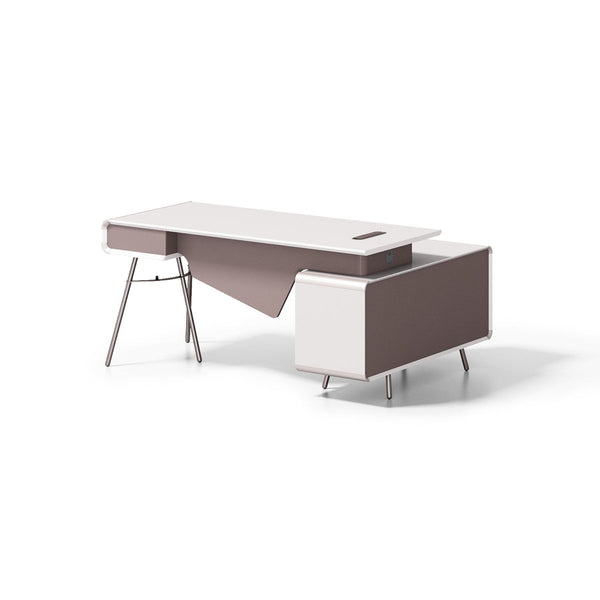 Minimalist Executive Desk with Edge-Banding LBZ-2055 – Anzhap Australia
