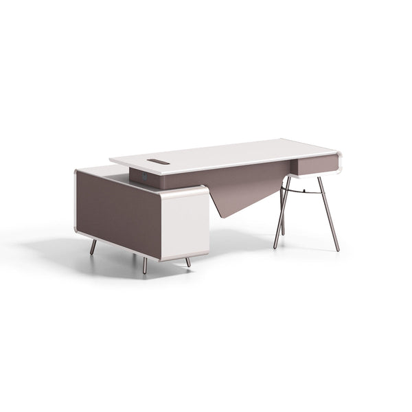 Minimalist Executive Desk with Edge-Banding LBZ-2055 – Anzhap Australia
